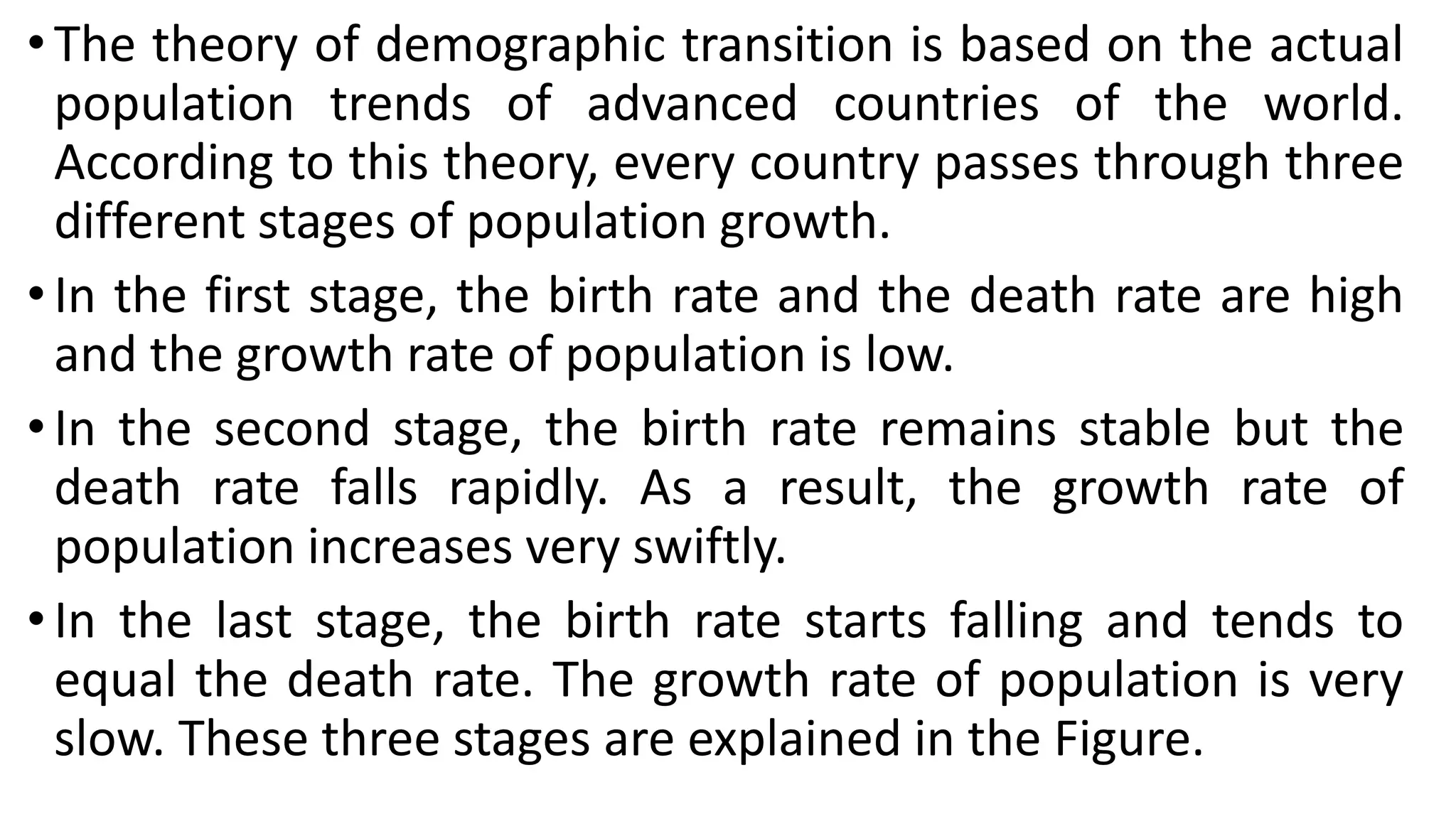 Theories of Population: 1. The Malthusian Theory of Population 2. The Optimum Theory of ...