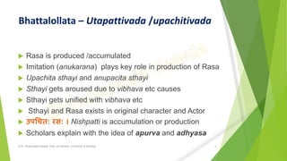 Theories of rasa interpretation presentattion | PPTX