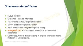 Theories of rasa interpretation presentattion | PPTX