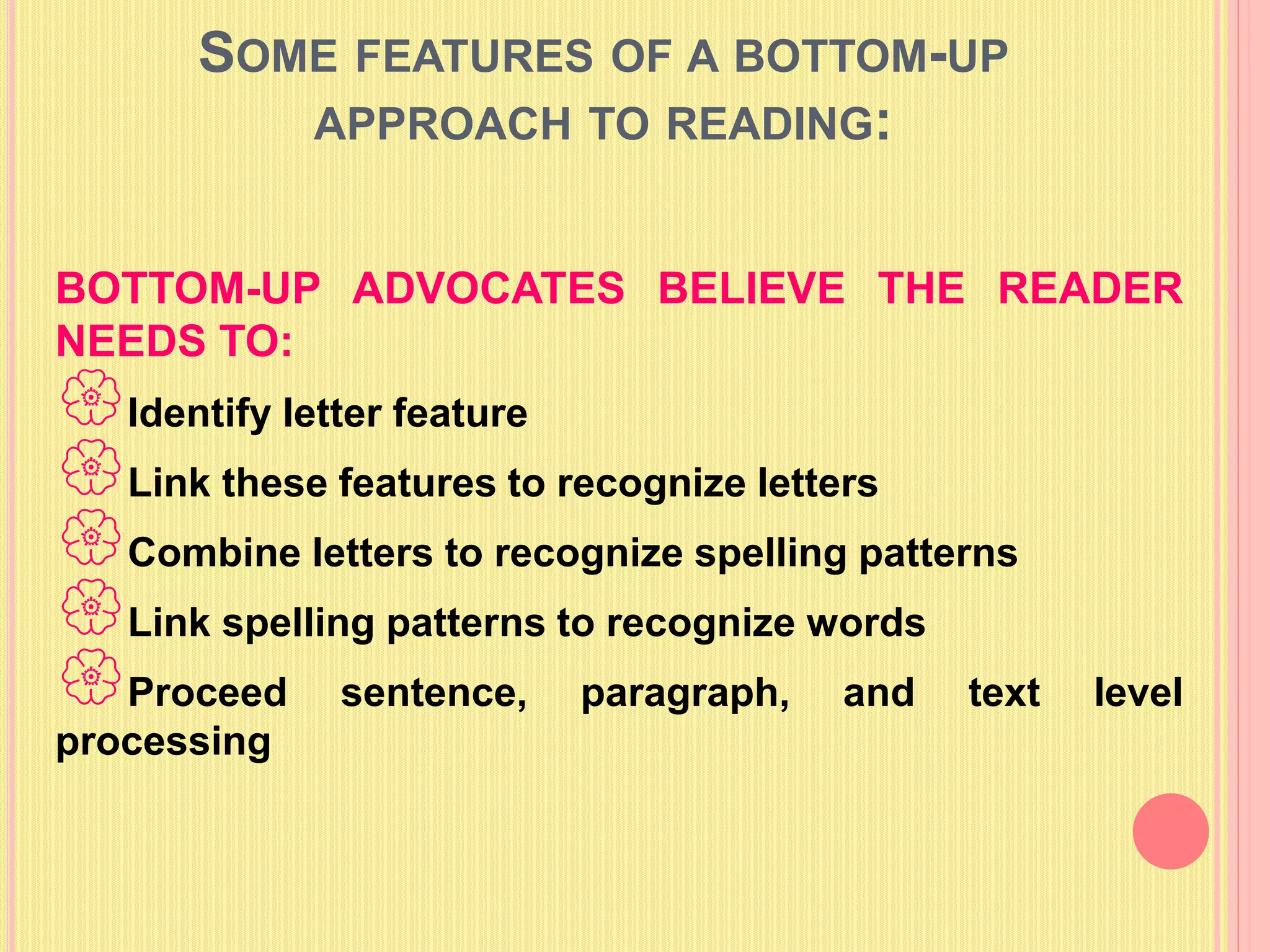 Theories of Reading Instruction | PPTX