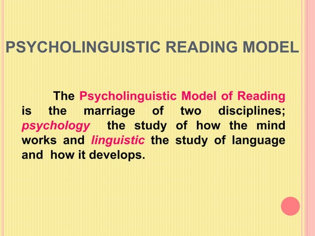 Theories of Reading Instruction | PPTX | Education