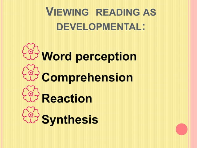 Theories of Reading Instruction | PPTX | Education