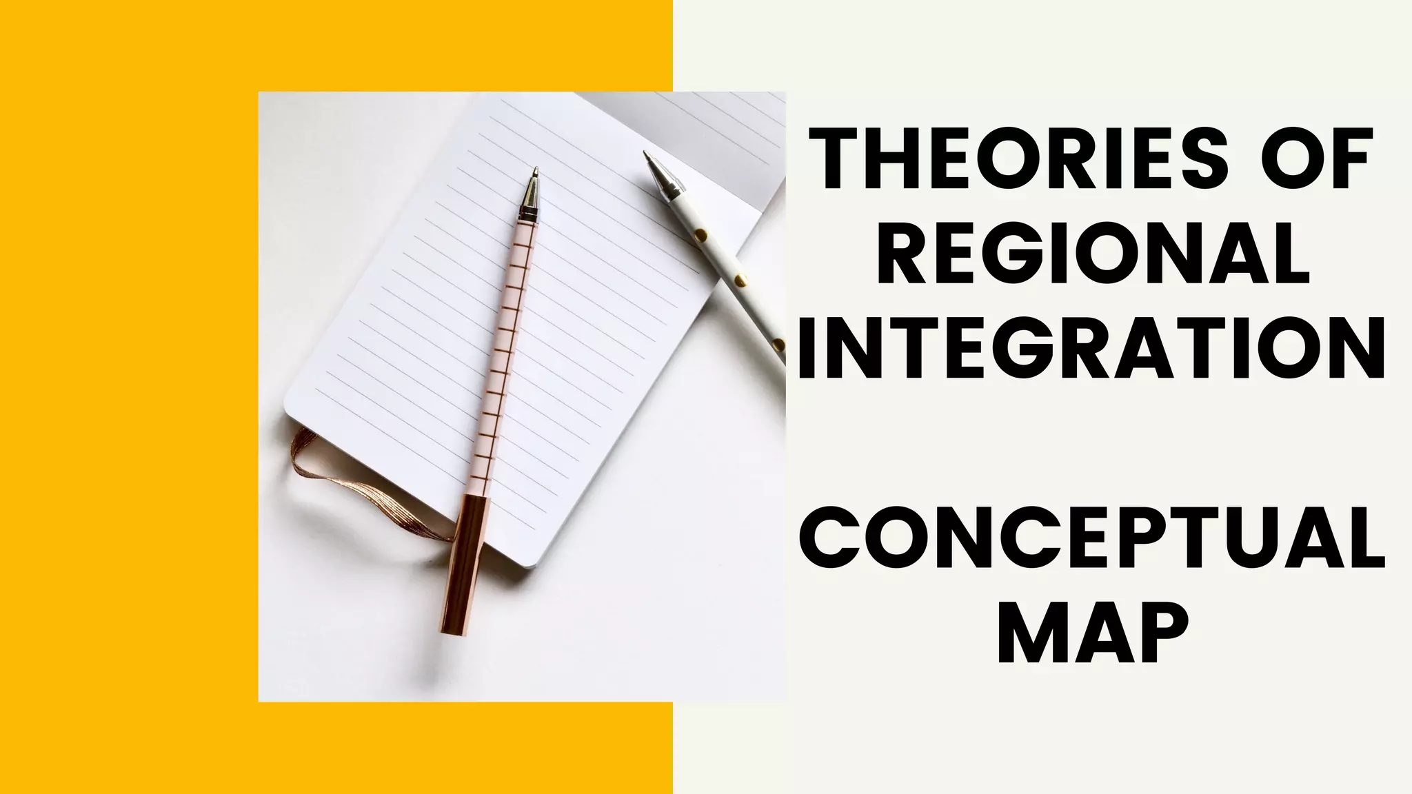 Theories of Regional Integration (Concept Map) | PDF