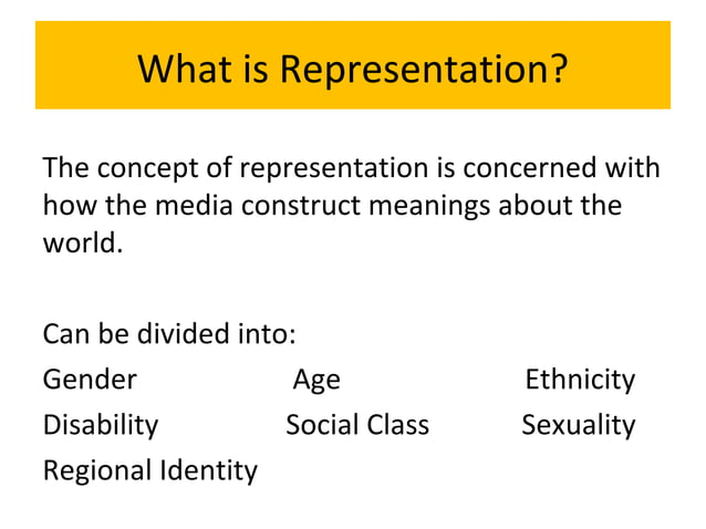 Theories of Representation | PPT