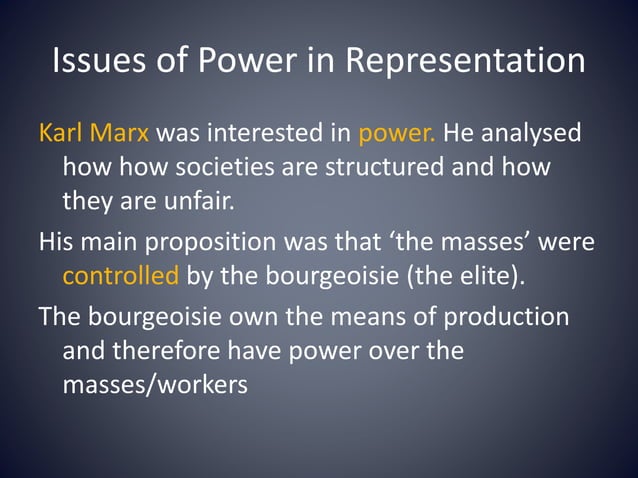 Theories of representation | PPT