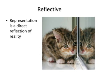 Theories of representation | PPTX