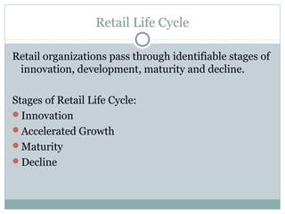 Theories of retailing | PPT