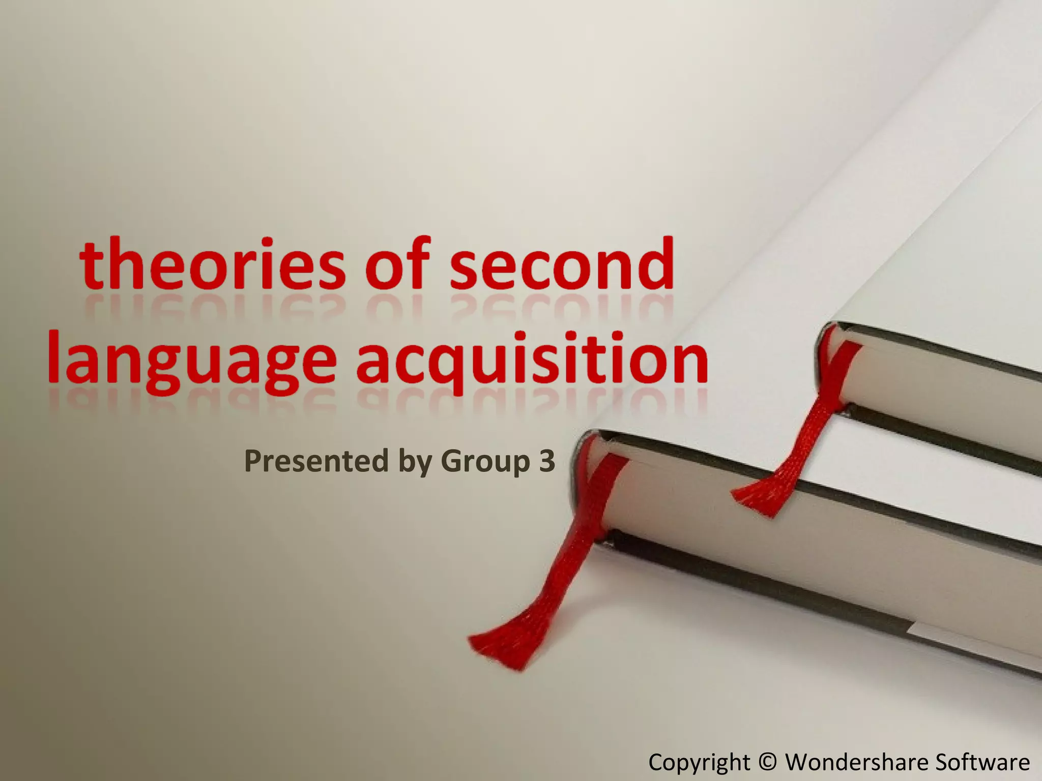 second language acquisition | PPT | Education