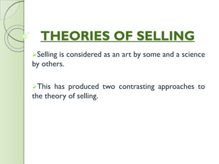 Theories of selling | PDF