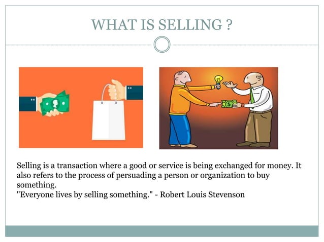 Theories of selling | PPTX | Sales | Business