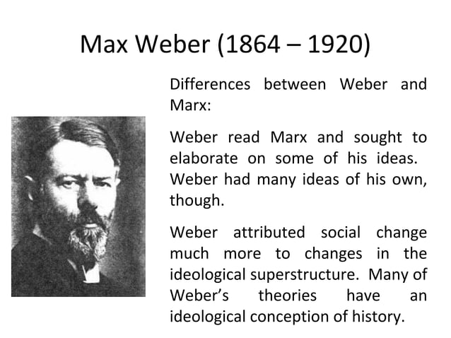 Theories of social stratification marx weber | PPT