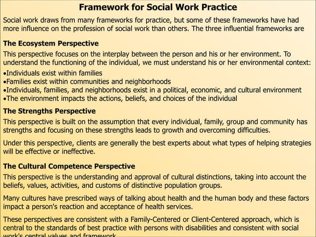 Theories of Social Work | PDF | Education