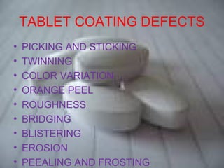 Tablets Problems Pharmaceutical Dosage Forms