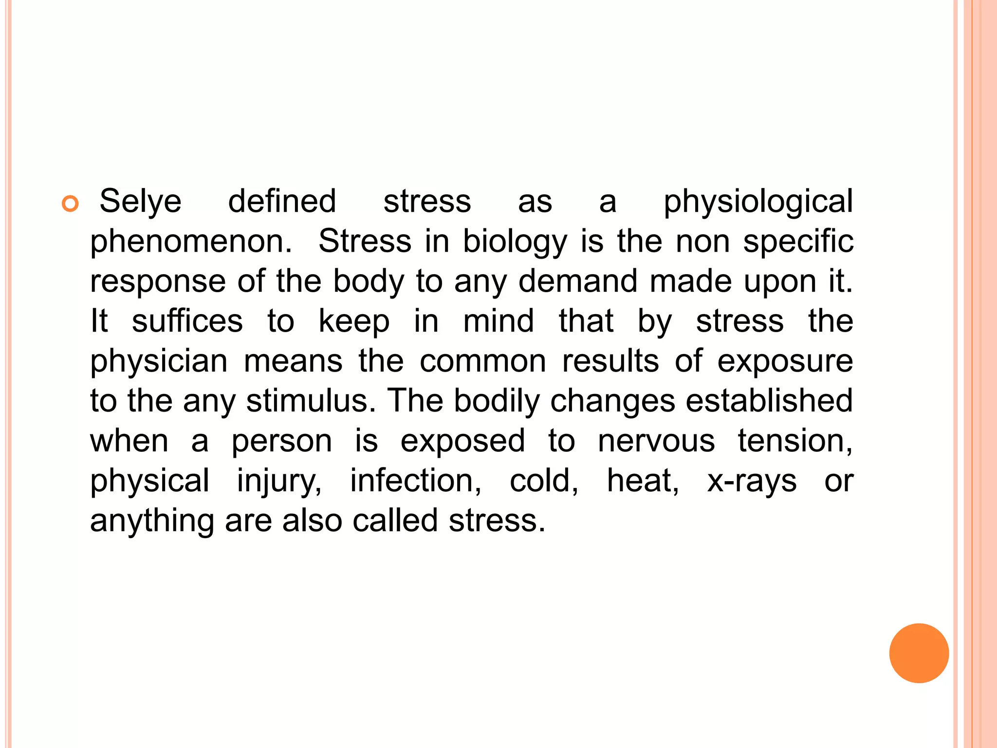 Theories of Stress | PPTX