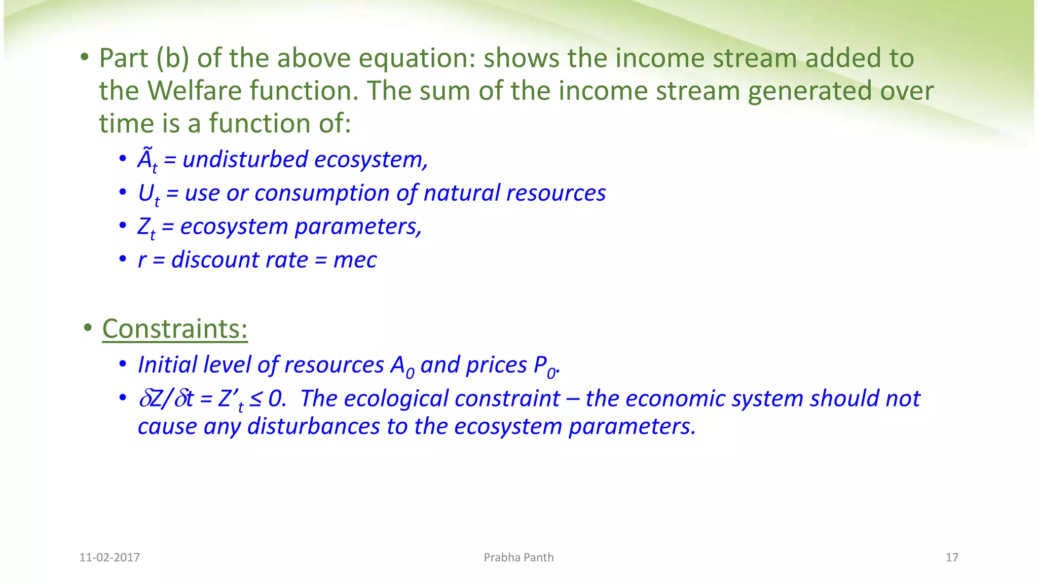 Theories of strong sustainability | PPSX