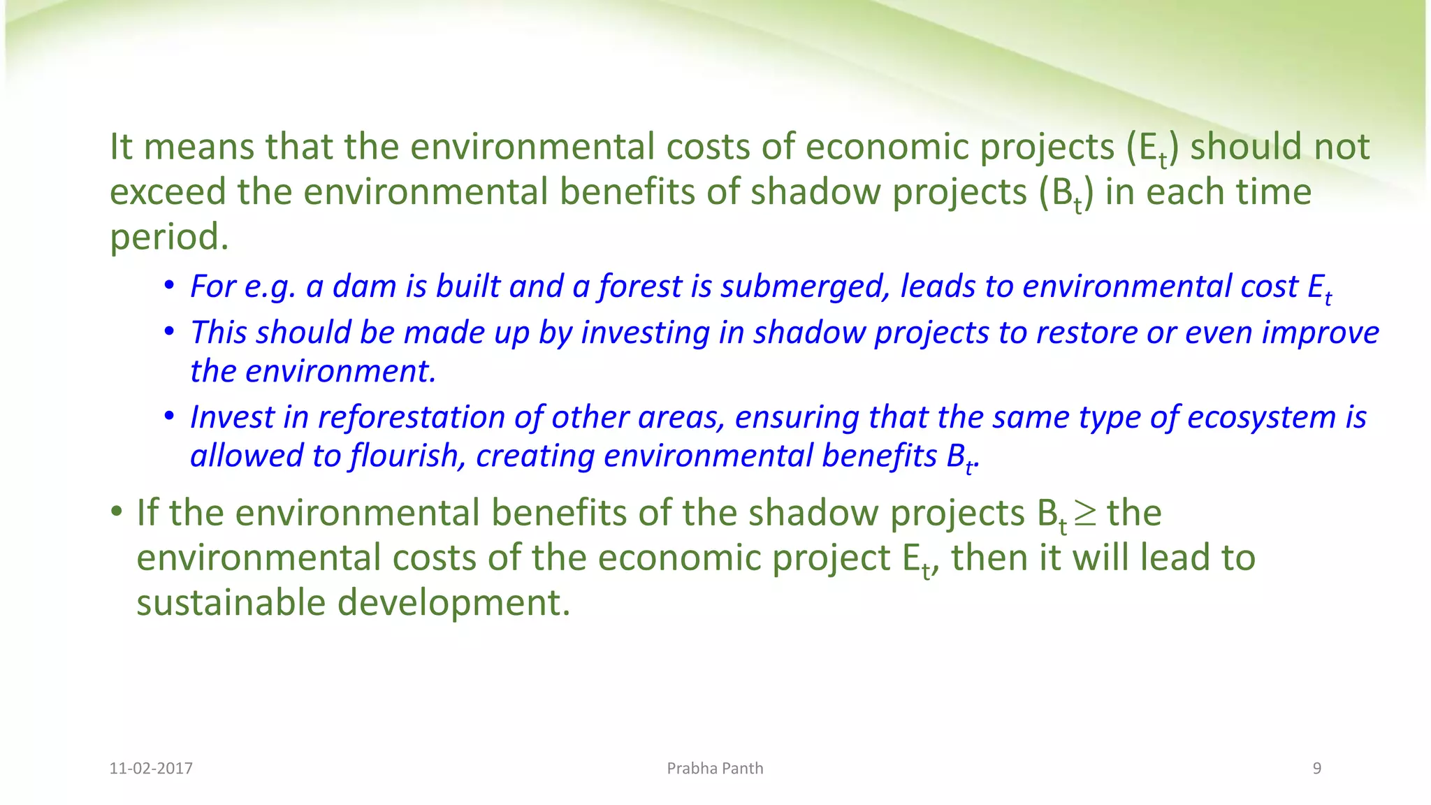 Theories of strong sustainability | PPSX