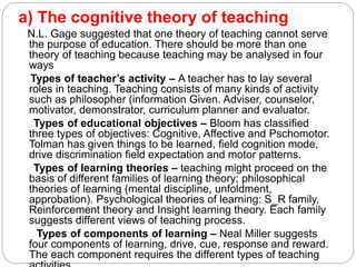 Theories of teaching | PPTX