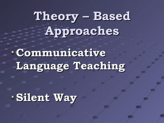 Theories of teaching | PPT