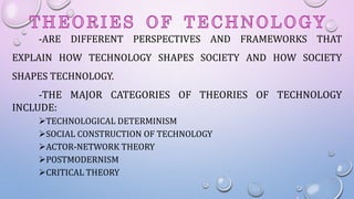 THEORIES OF TECHNOLOGY.pptx