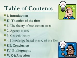 Theories of the firm 2 | PPT