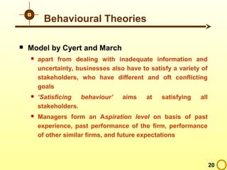 Theories of the firm and types of the business organizations gp | PPT