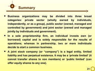 Theories of the firm and types of the business organizations gp | PPT