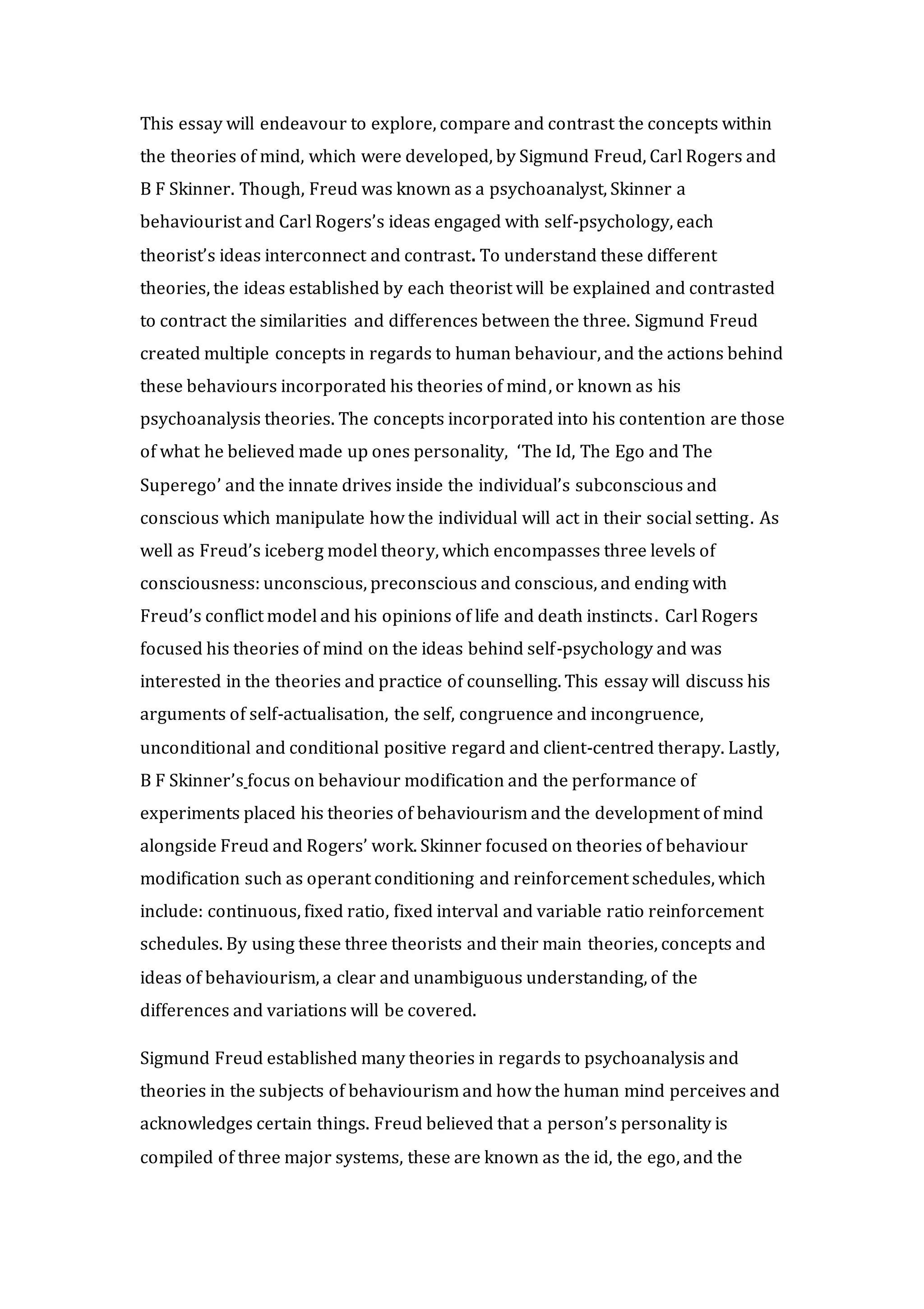 Theories personality | DOCX