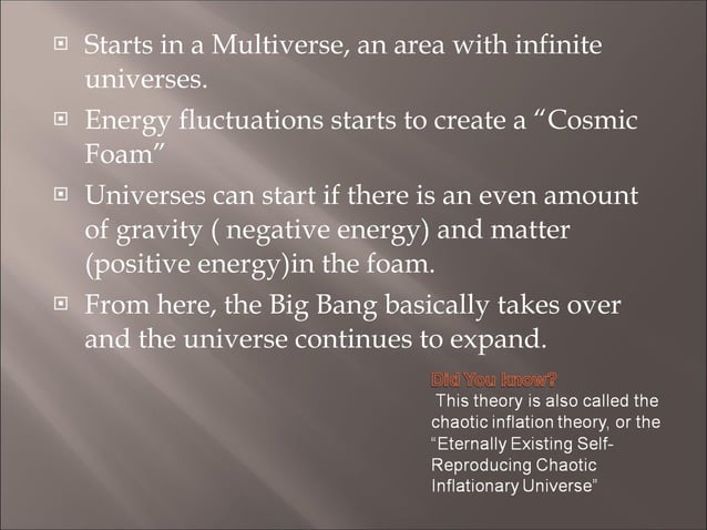 Theories Of The Universe | PPT | Physics | Science