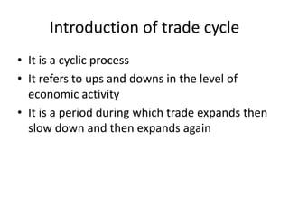 Theories of trade cycle | PPTX