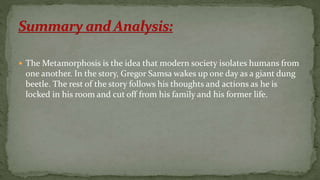 Metamorphosis- Franz Kafka Theories of translation | PPTX