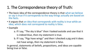 Theories of Truth.pptx