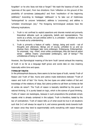 Theories of truth and its application in media practice | PDF