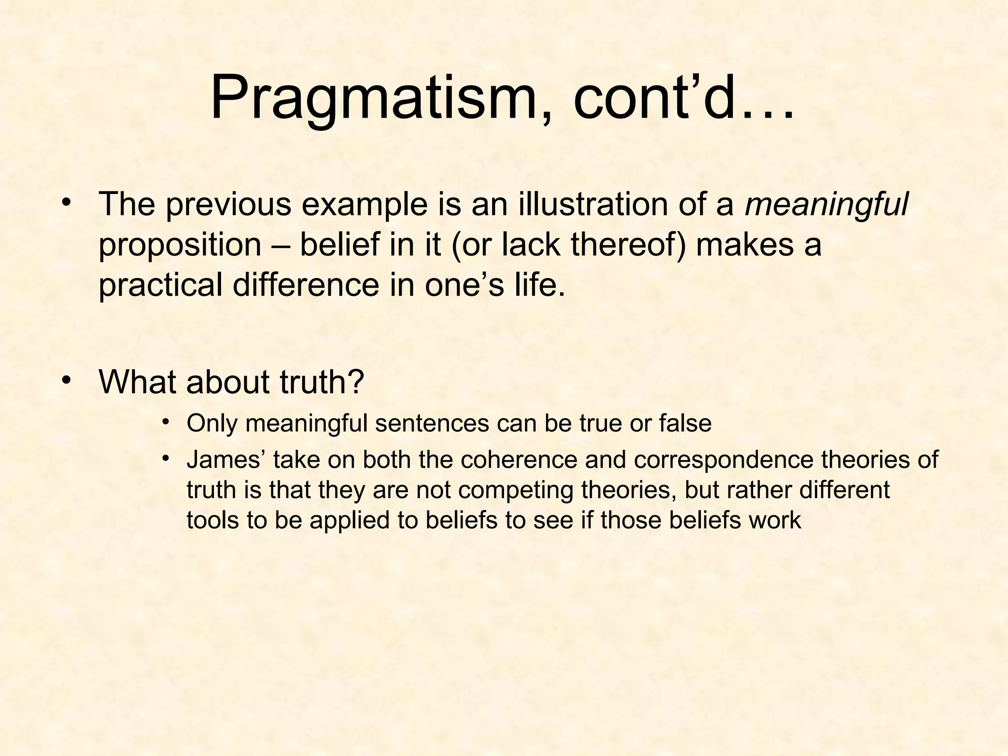 Theories of Truth Powerpoint | PPT