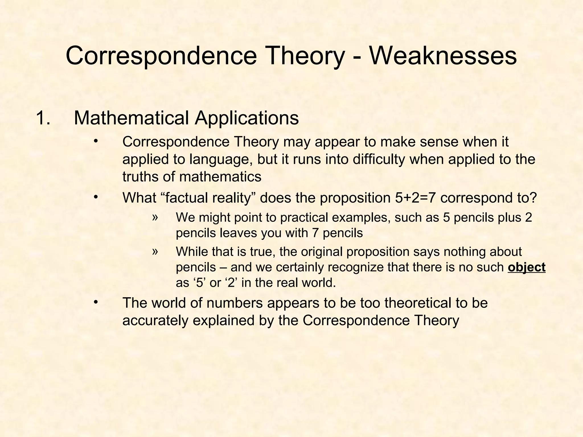 Theories of Truth Powerpoint | PPT