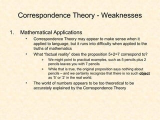 Theories of Truth Powerpoint | PPT