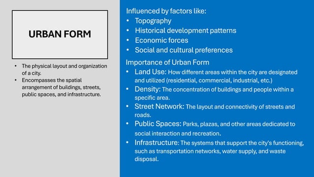 Theories of Urban Form or City Design.pdf | Geography | Science