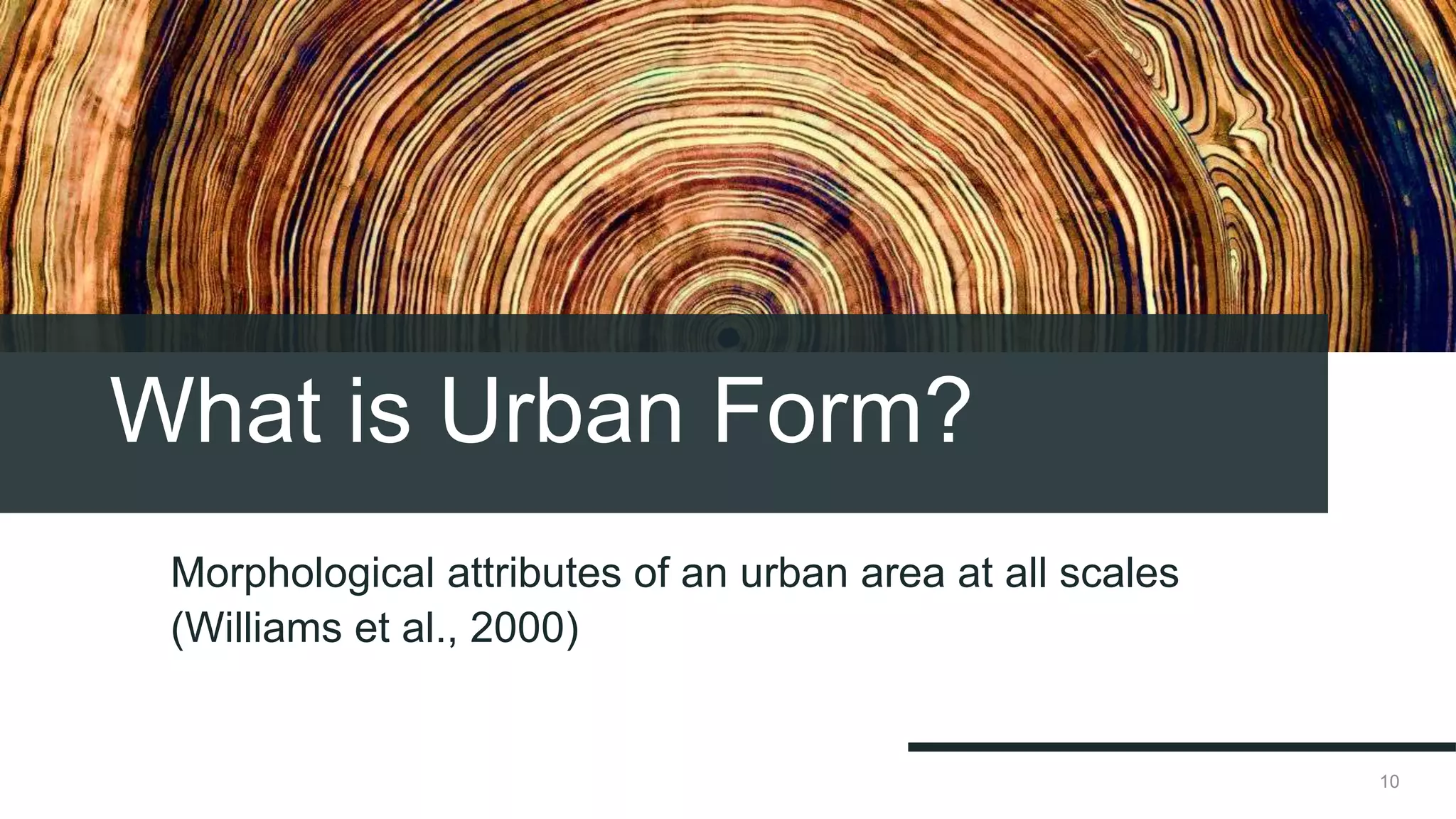 Theories of Urban Growth; Urban Forms | PPTX