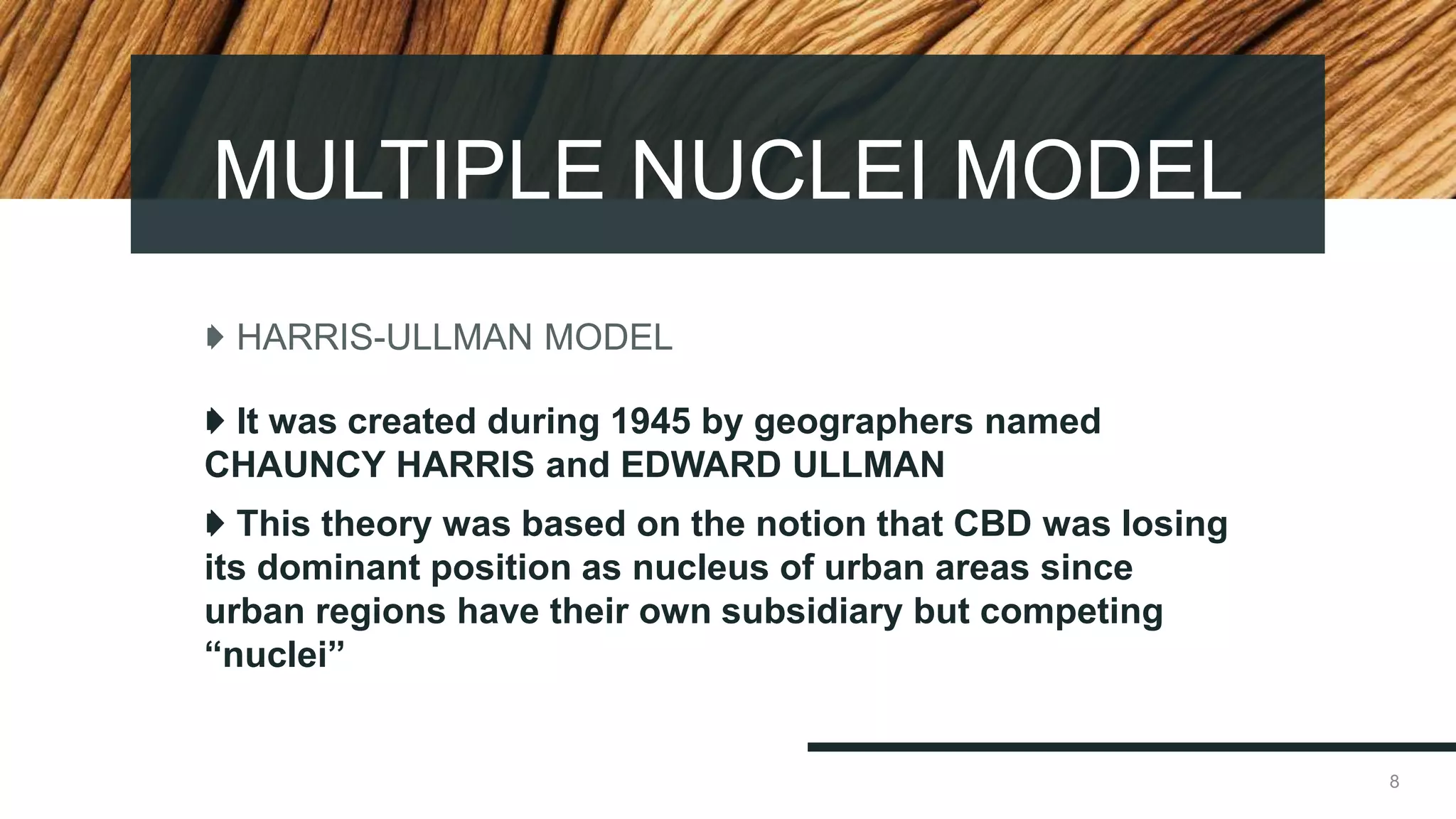 Theories of Urban Growth; Urban Forms | PPTX