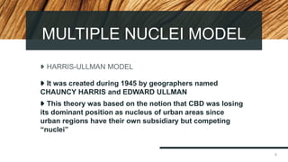 Theories of Urban Growth; Urban Forms | PPTX