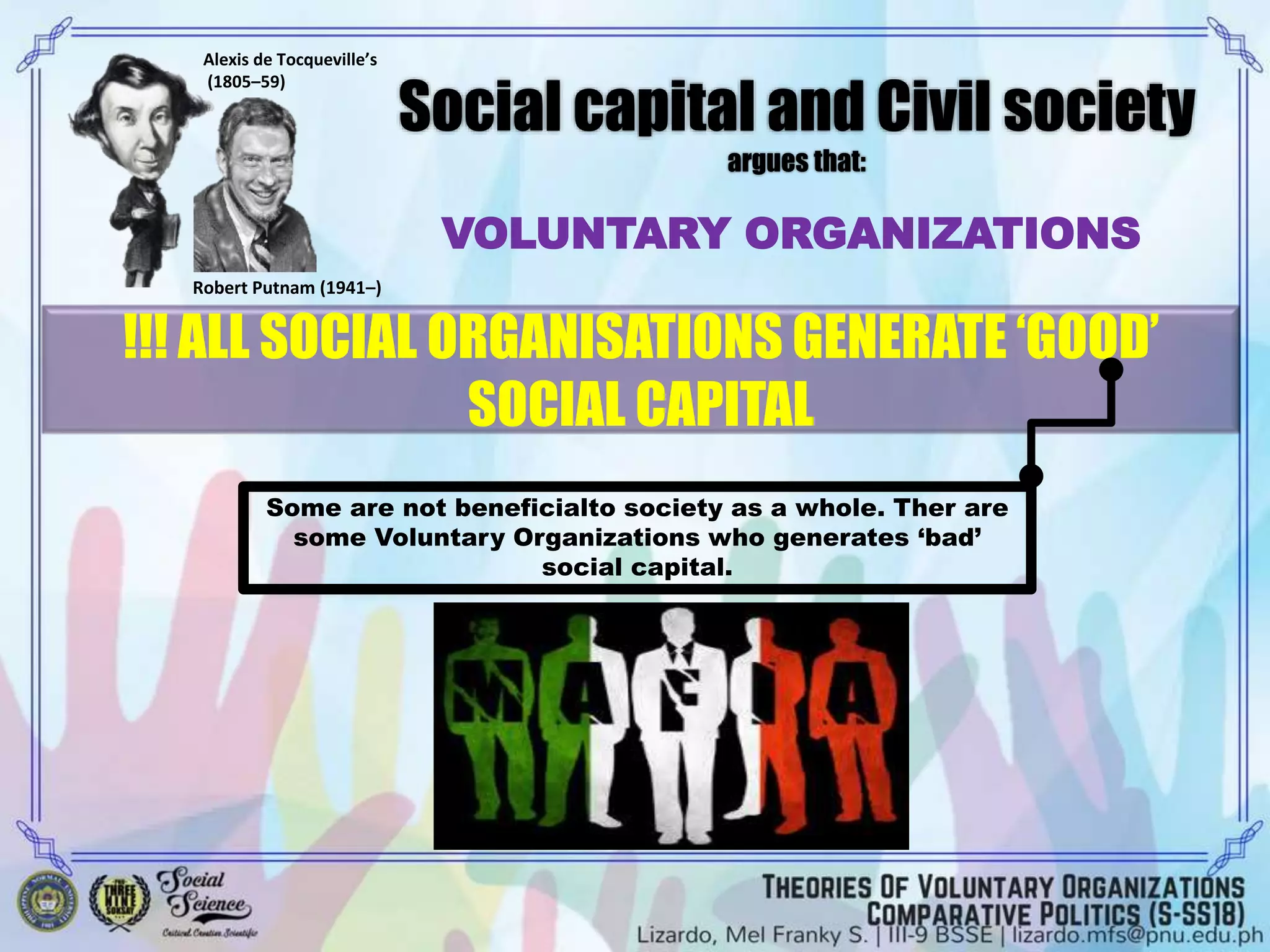Theories of voluntary organizations | PPT