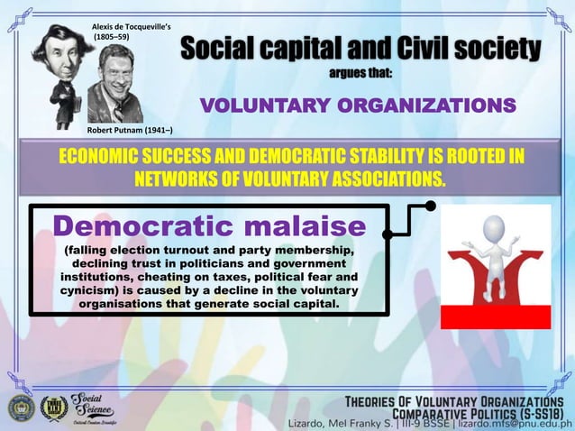 Theories of voluntary organizations | PPT