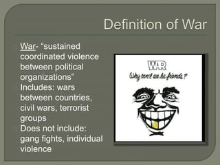 Theories of war | PPTX