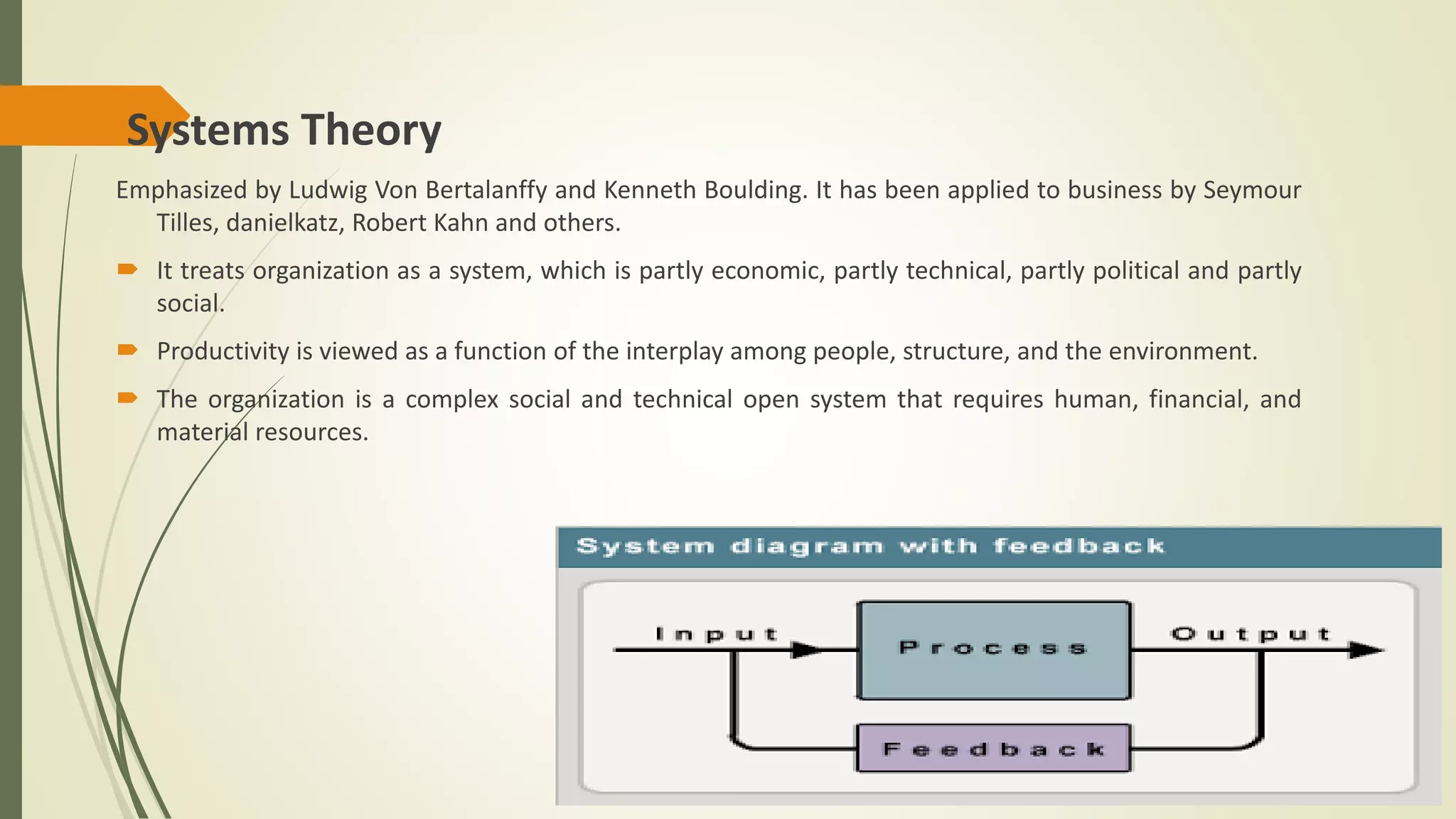 Theories on organization management | PPTX