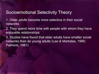 Theories on adulthood - Adult Health 1 PCU MAN | PPTX