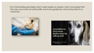 Theories on animal ethics.pptx animal ethics | PPT