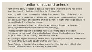 Theories on animal ethics.pptx animal ethics | PPT