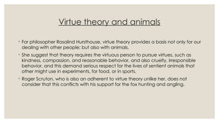 Theories on animal ethics.pptx animal ethics | PPT
