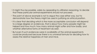 Theories on animal ethics.pptx animal ethics | PPT