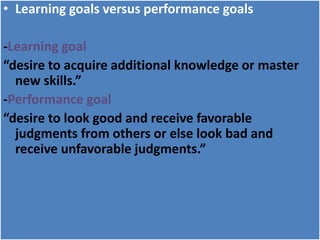 Theories on factors affecting motivation | PPTX