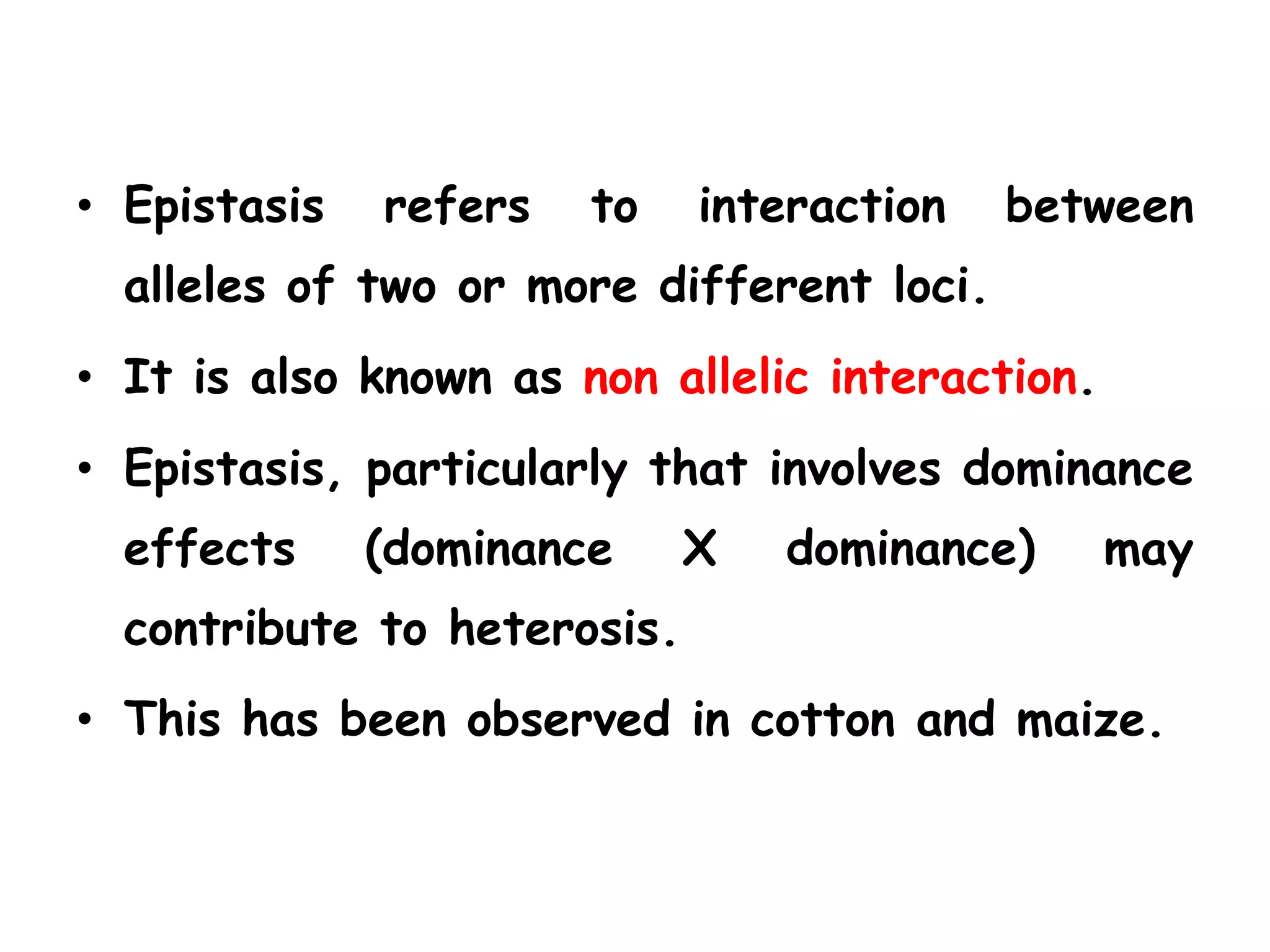 Theories on heterosis | PPTX